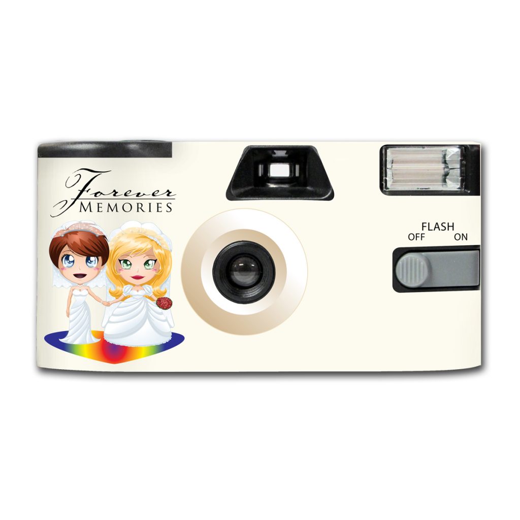 Cute Girls Wedding - Disposable Camera Company