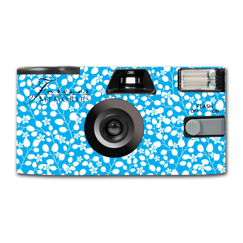 Little Blue Flowers - Disposable Camera Company