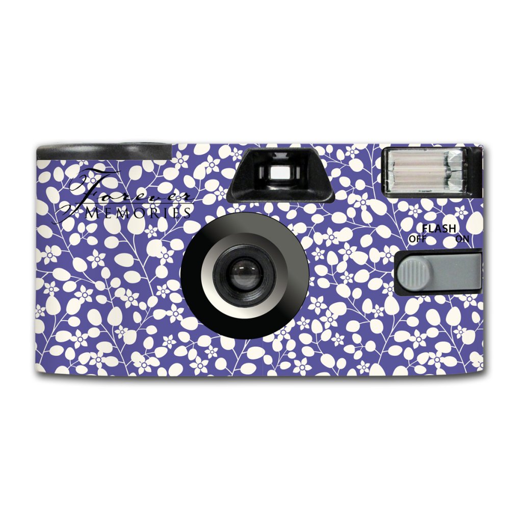Little Purple Flowers - Disposable Camera Company