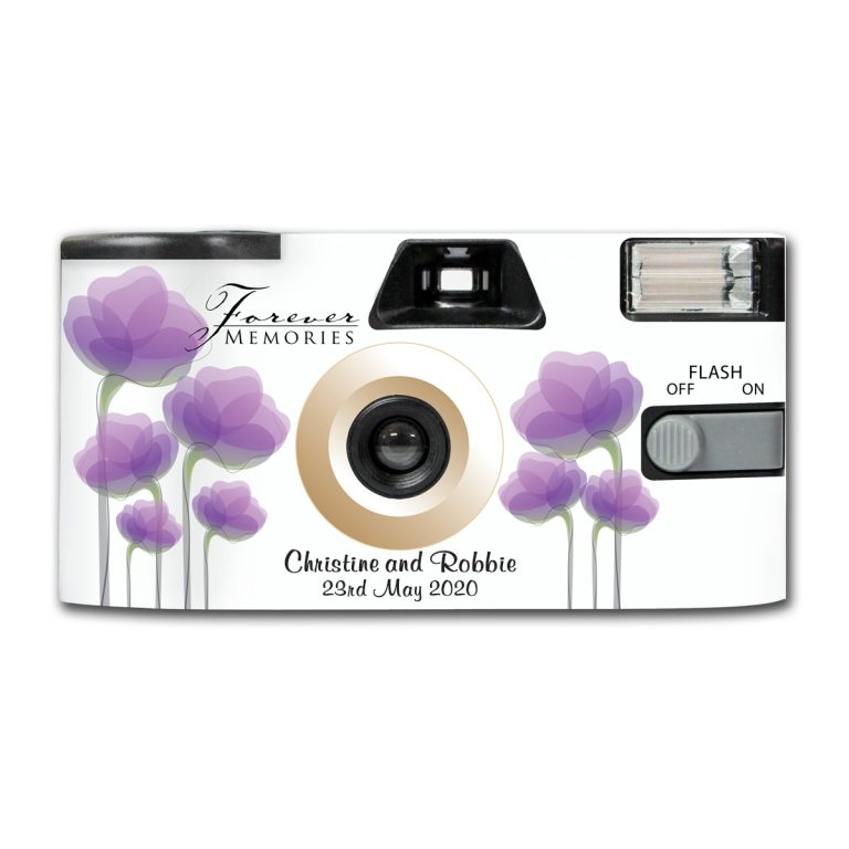 Purple Poppies - Disposable Camera Company