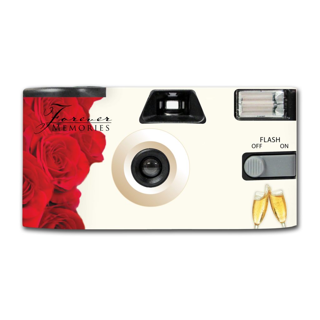 Red Rose Champagne - Disposable Camera Company